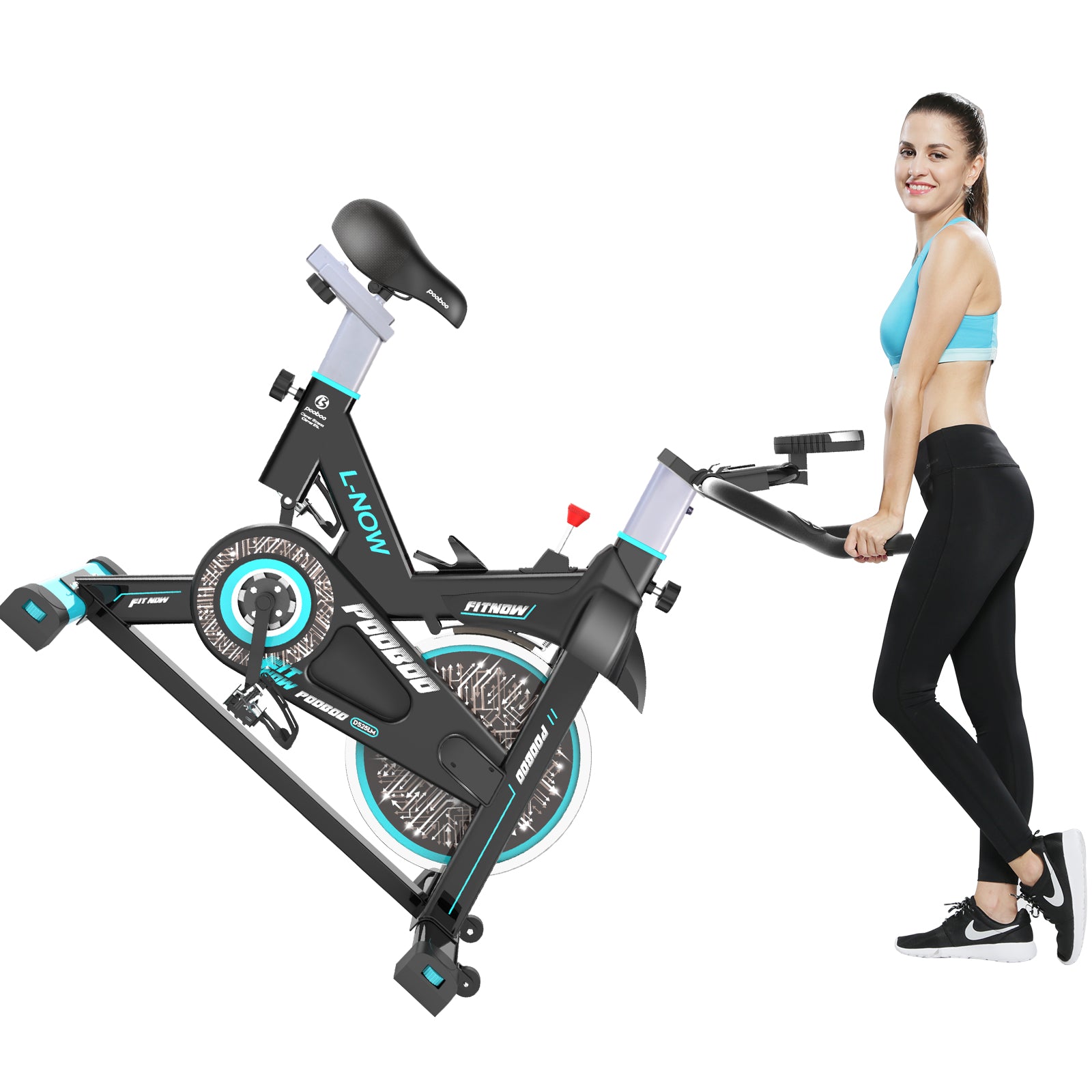 Indoor Cycling Stationary Exercise Bike W/ LCD Display - LNOW – LNOW Sport