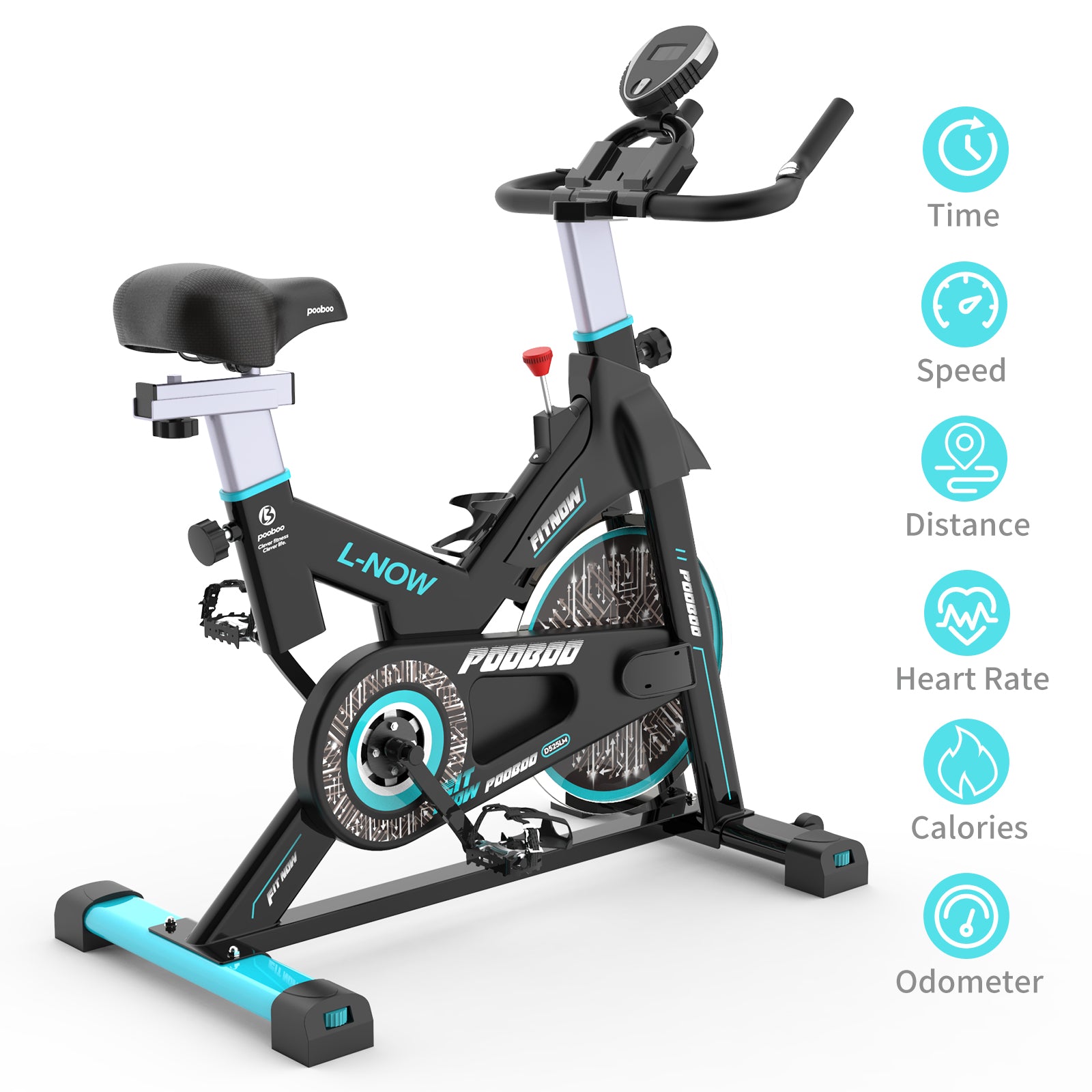 Indoor Cycling Stationary Exercise Bike W/ LCD Display - LNOW – LNOW Sport