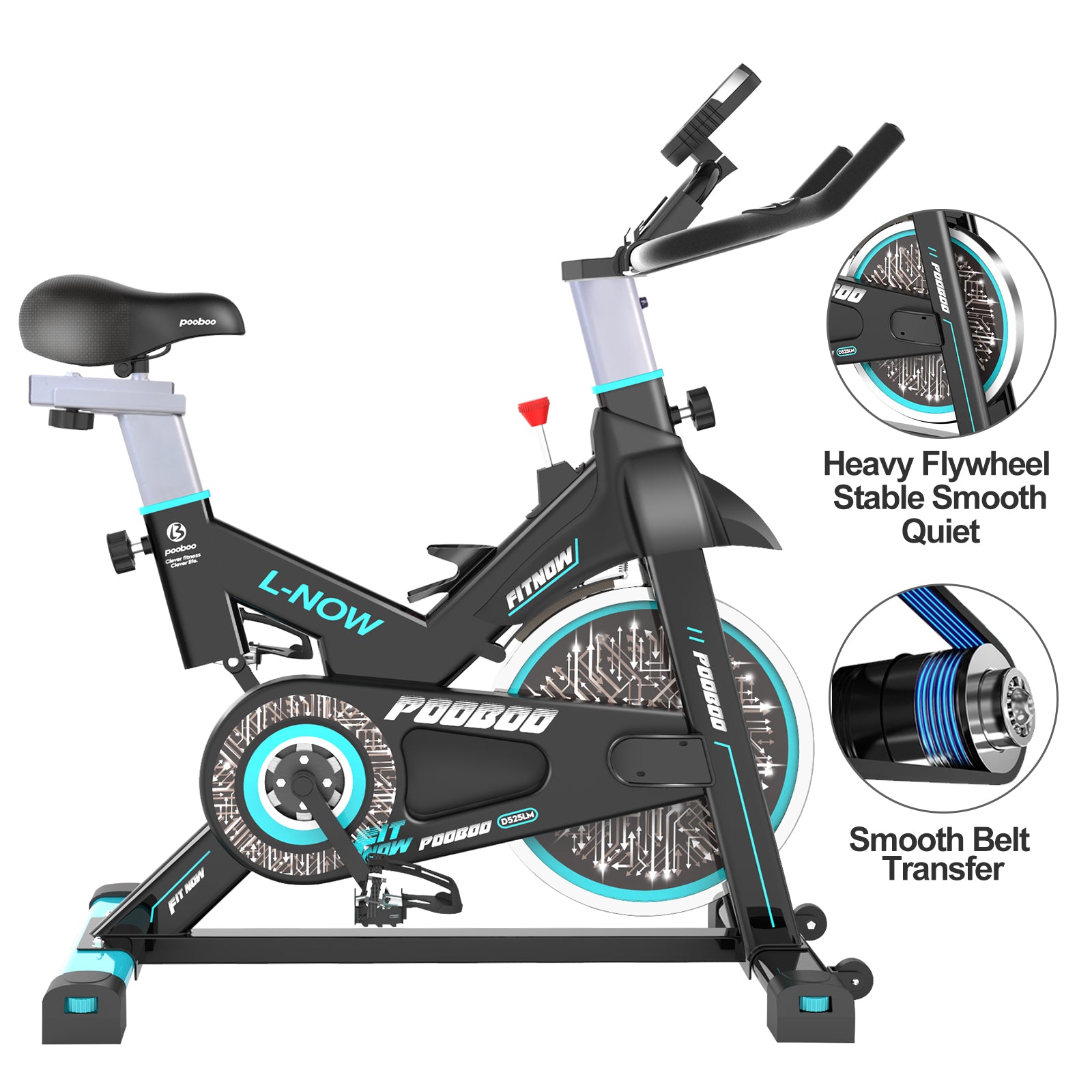 Indoor Cycling Stationary Exercise Bike W/ LCD Display - LNOW – LNOW Sport