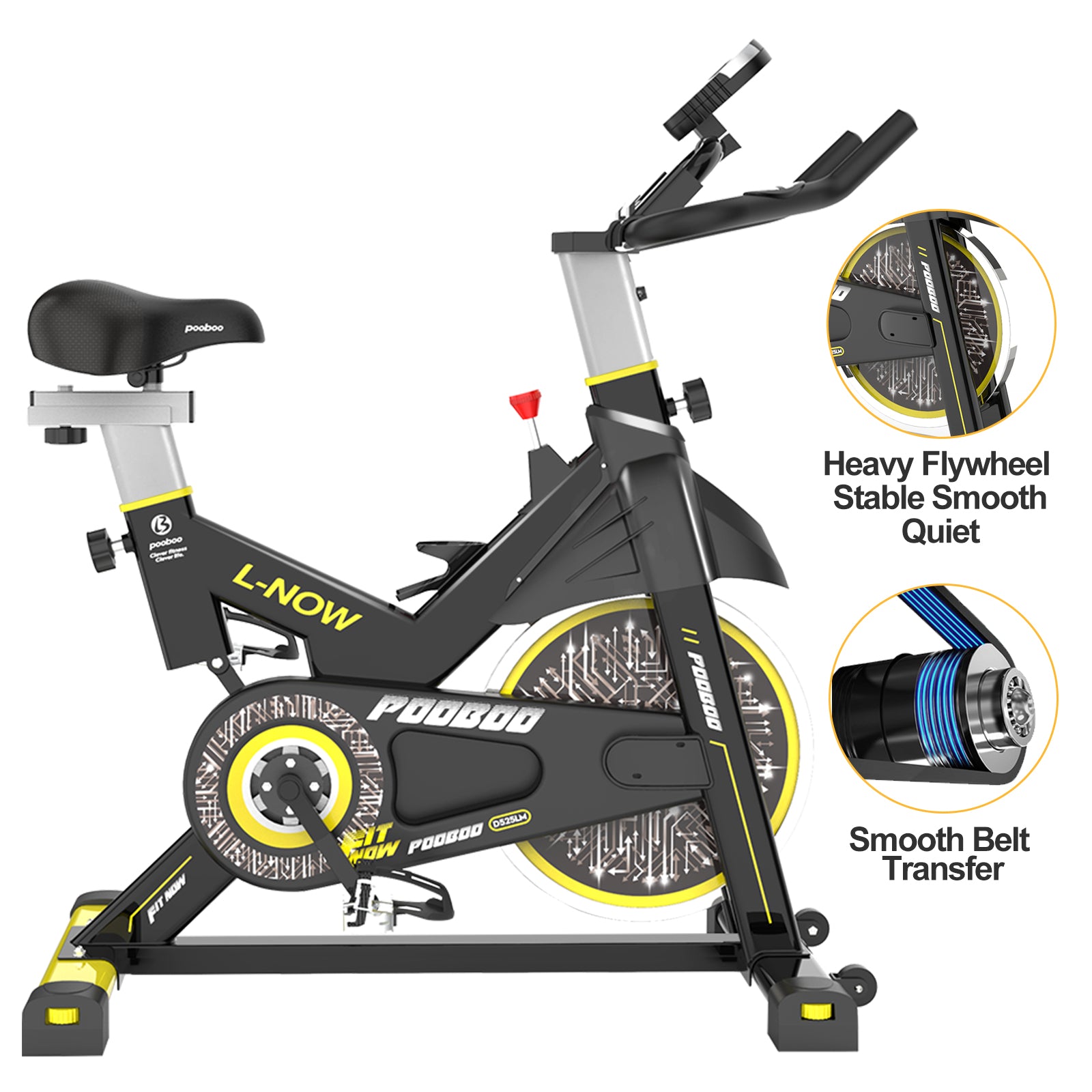 Indoor Cycling Stationary Exercise Bike W/ LCD Display - LNOW – LNOW Sport