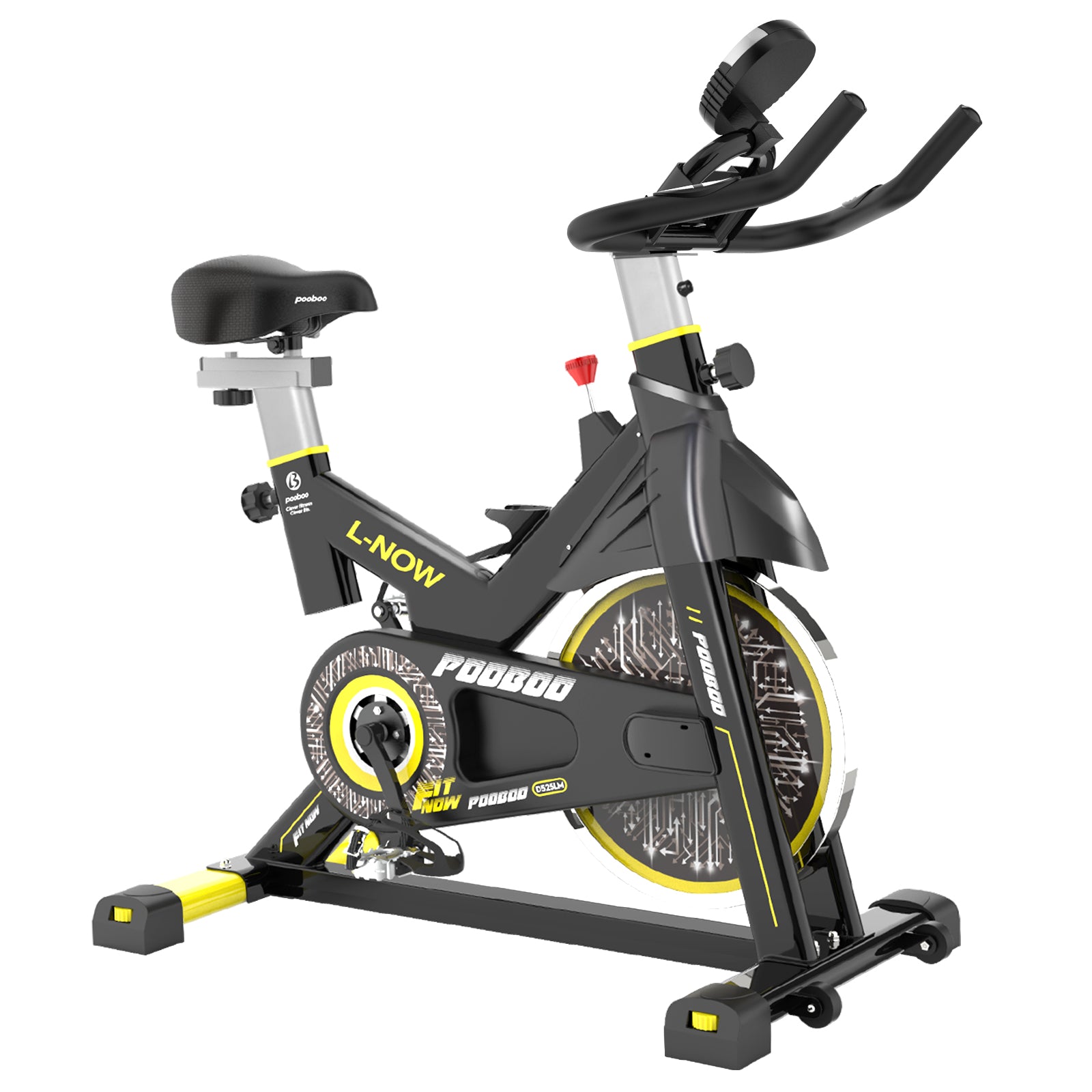 Indoor Cycling Stationary Exercise Bike W/ LCD Display - LNOW – LNOW Sport
