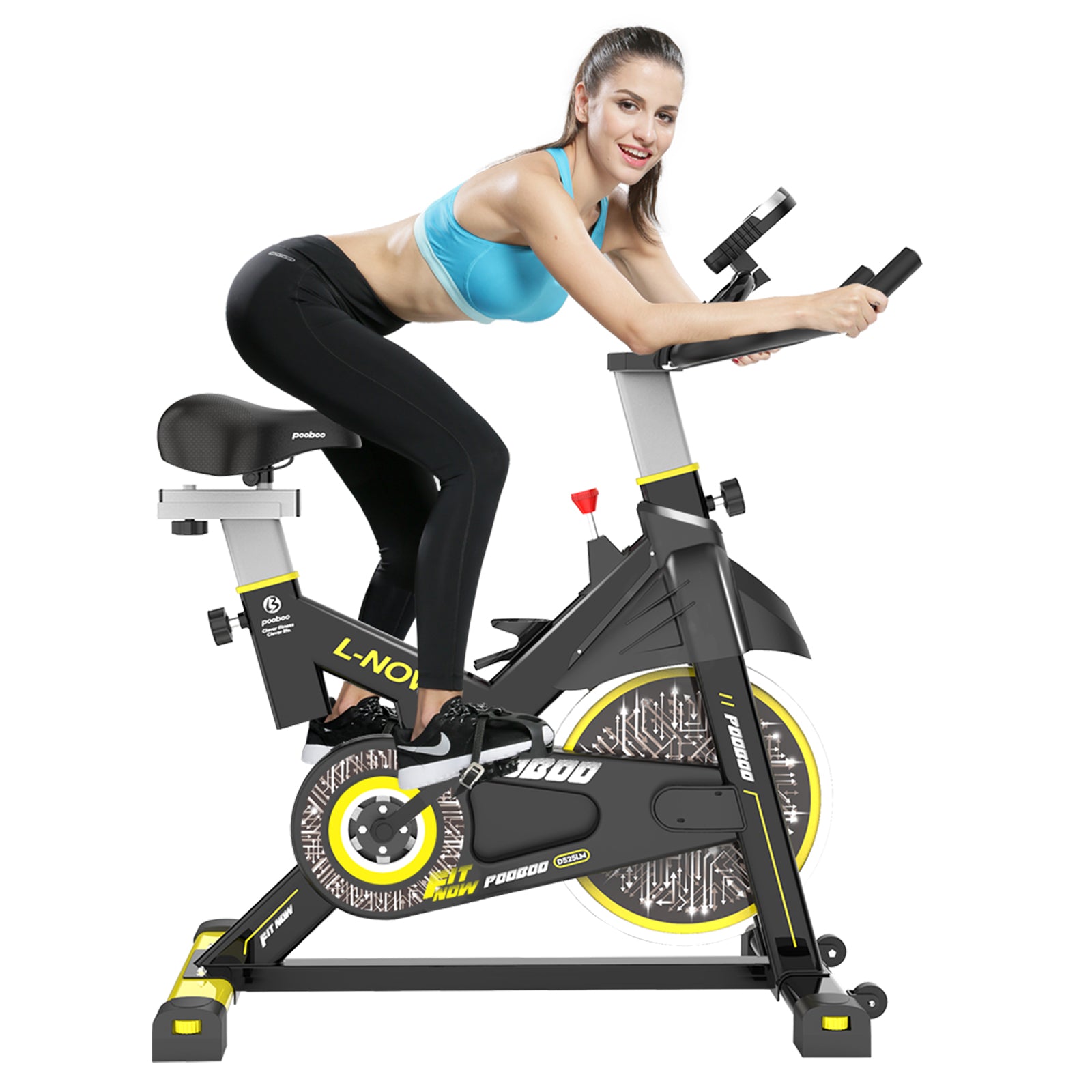 Indoor Cycling Stationary Exercise Bike W/ LCD Display - LNOW – LNOW Sport